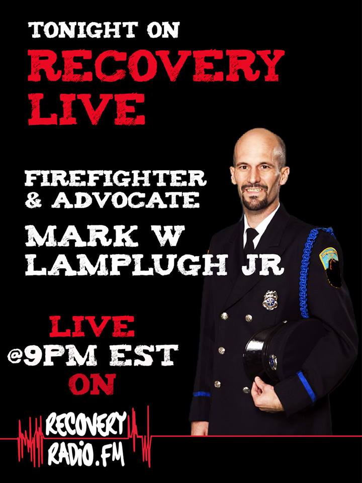 Firefighter Addiction expert Mark Lamplugh interviewed on Recovery Radio